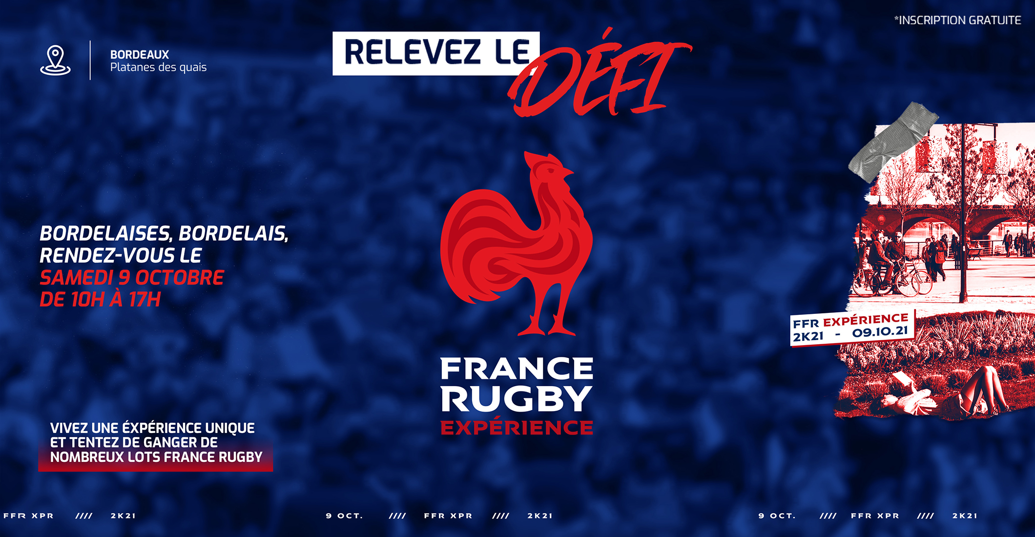 France Rugby Expérience : La FFR lance un défi urbain connecté