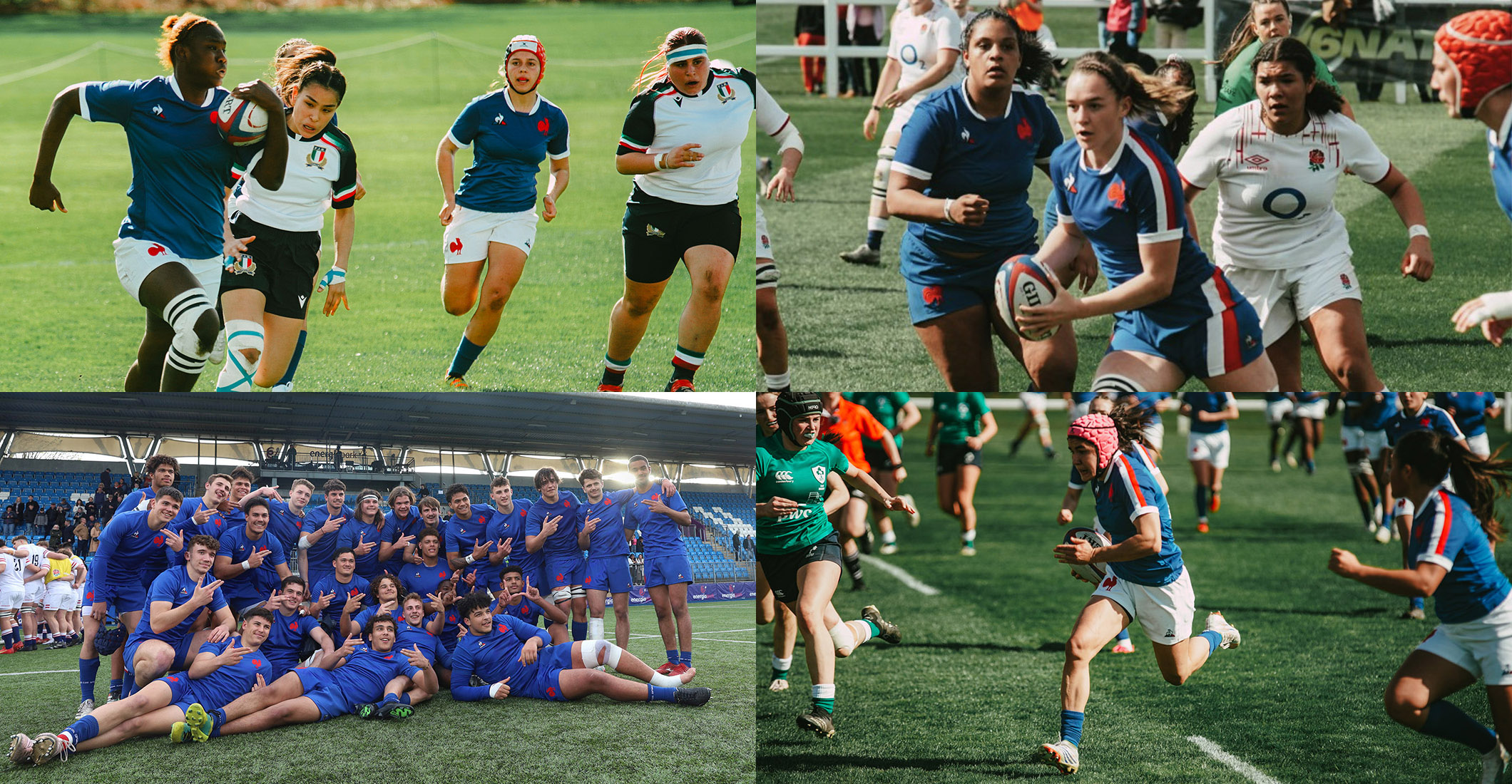 France jeunes : Un week-end de Grand Chelem pour les Tricolores