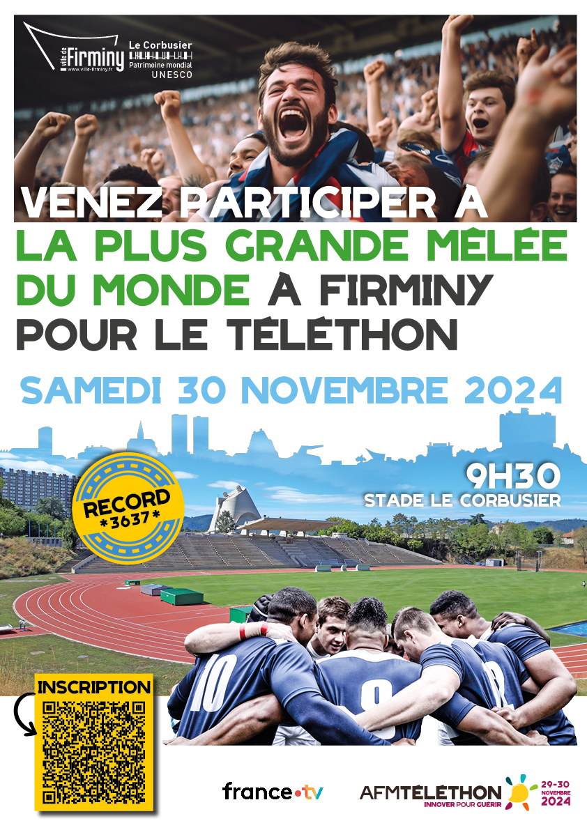 Téléthon 2024 : La plus Grande Mêlée du monde