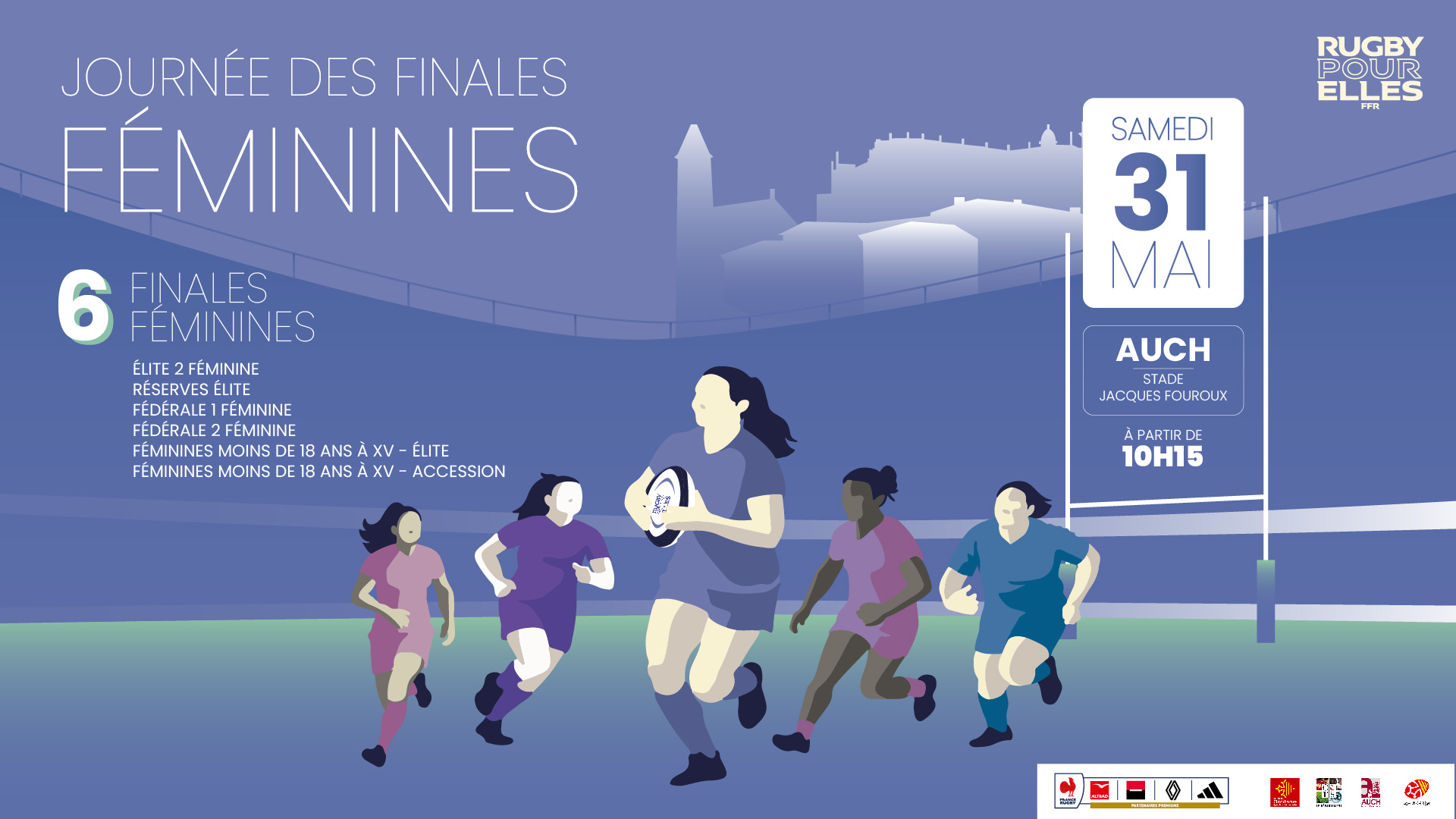 Finales 2025 : La journée des finales féminines à Auch
