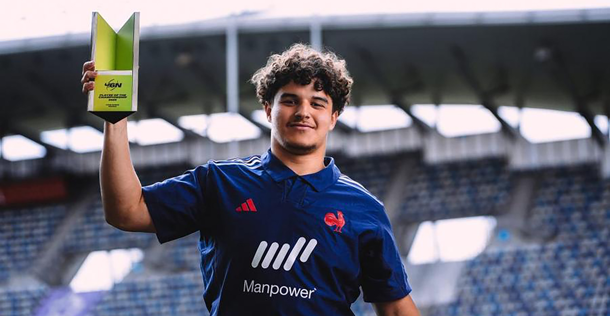 Tournoi des Six Nations moins 20 ans : Lyam Akrab désigné meilleur joueur